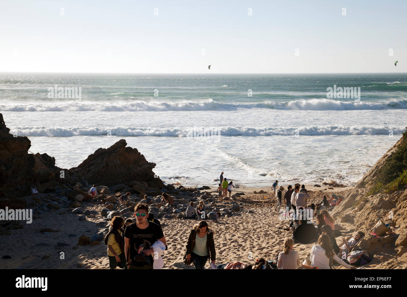 Praia Do Guincho Beach - Cascais - Portugal Stock Photo - Alamy