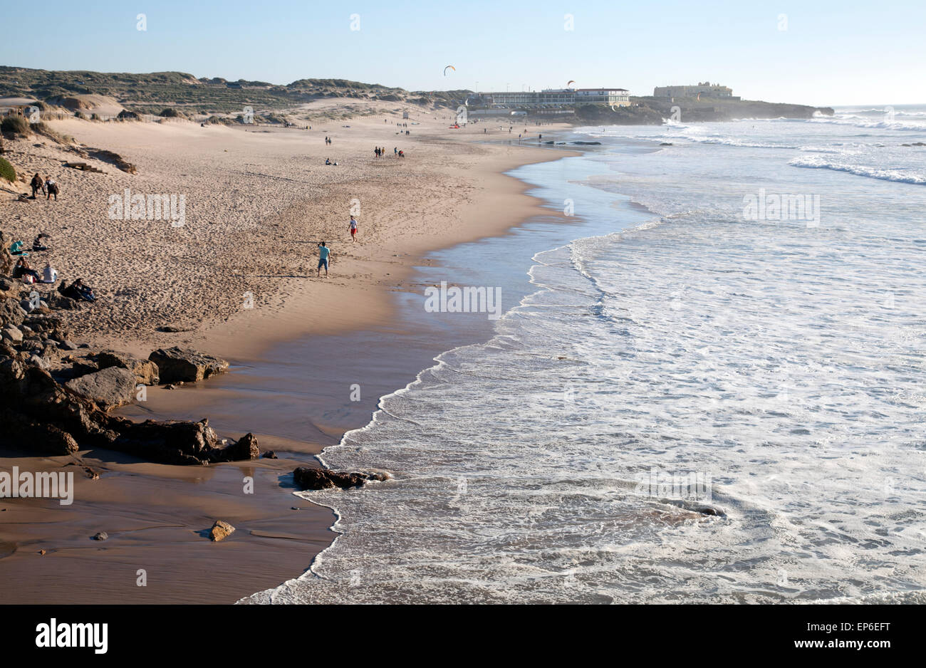 Praia Do Guincho Beach - Cascais - Portugal Stock Photo - Alamy