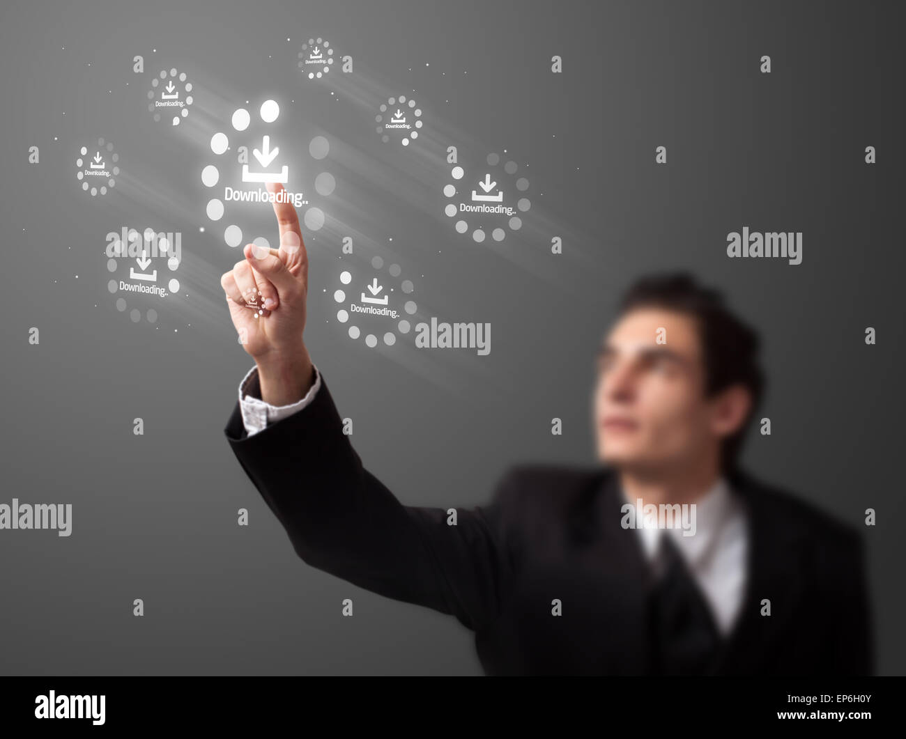 Digital start button hi-res stock photography and images - Alamy