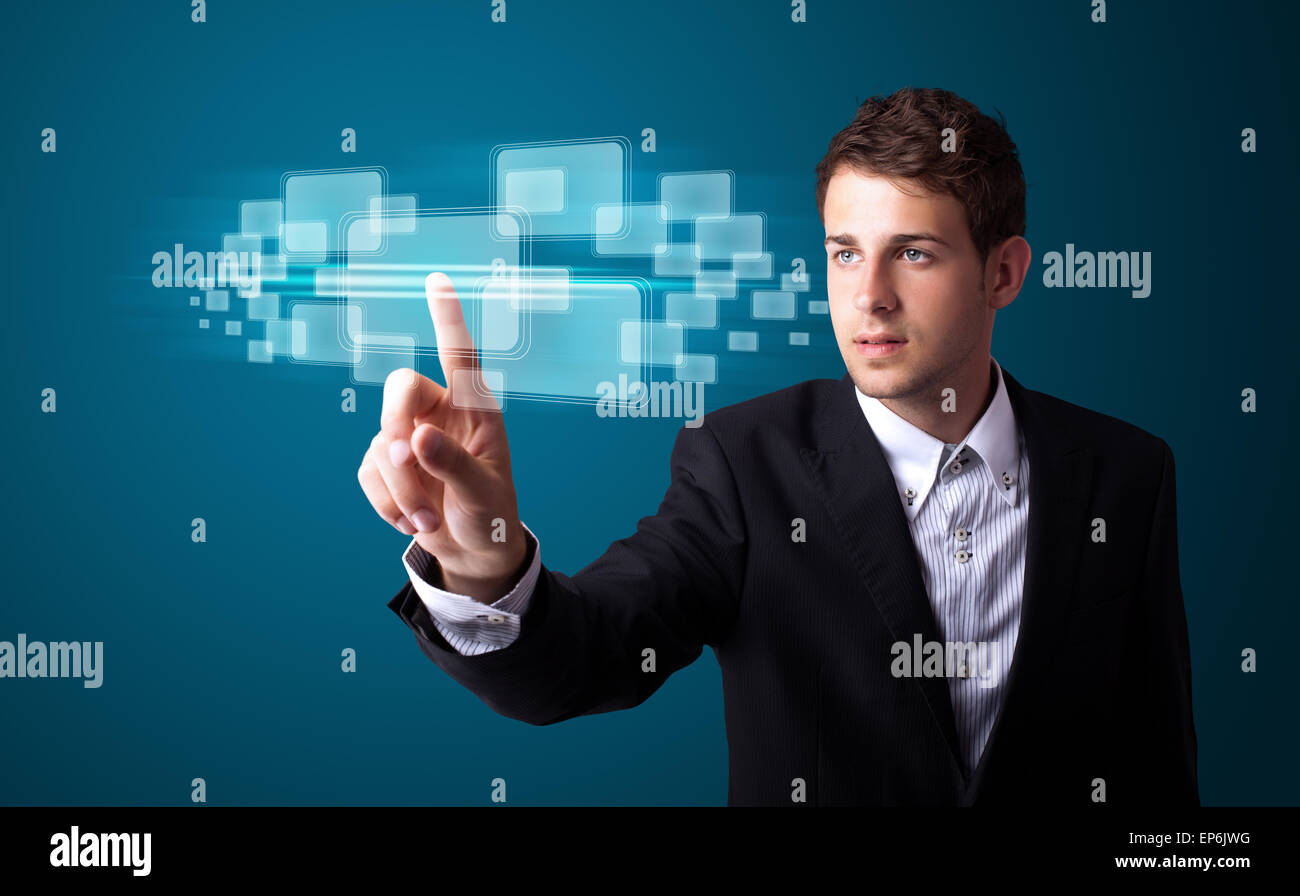 Push virtual buttons hi-res stock photography and images - Alamy