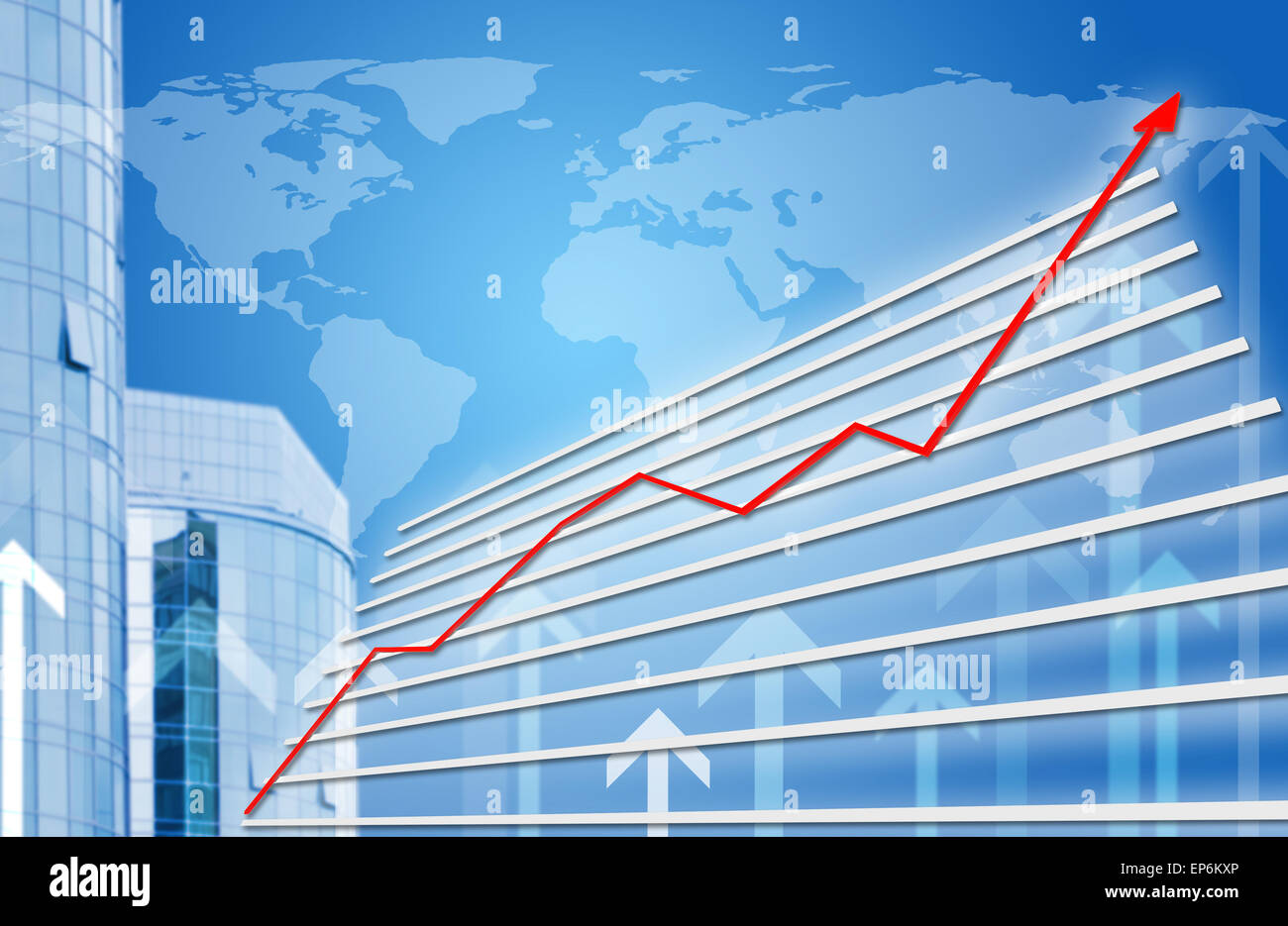 Arrow chart lines hi-res stock photography and images - Alamy
