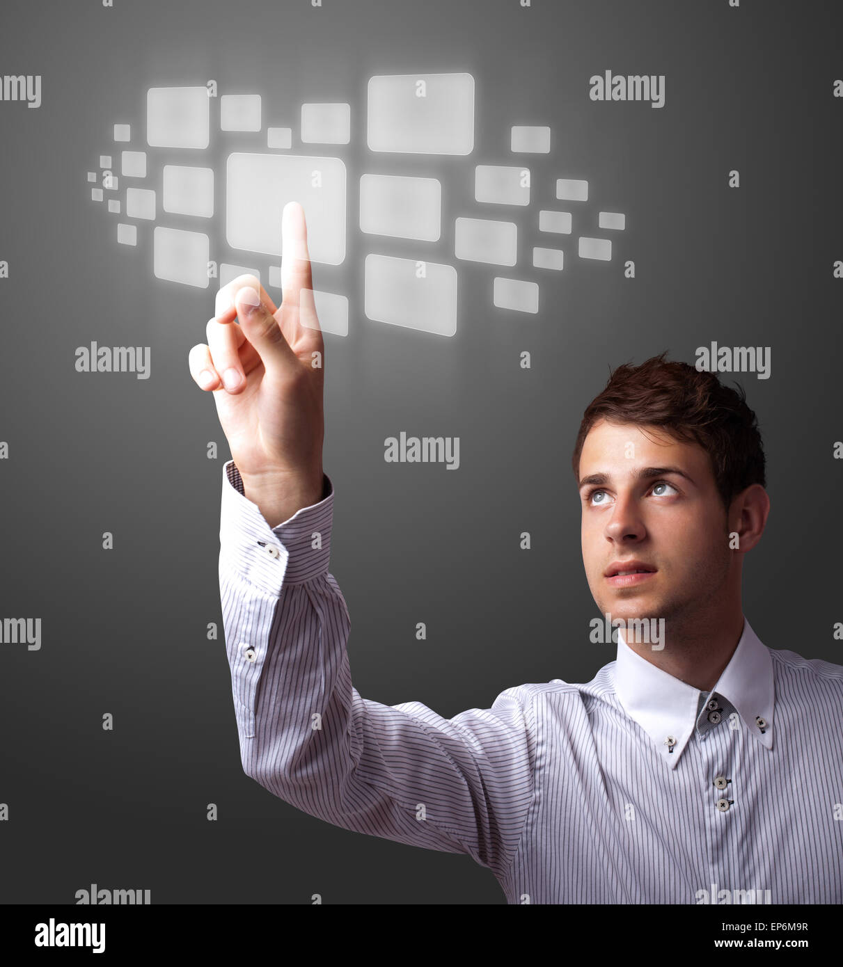 Science button hi-res stock photography and images - Alamy