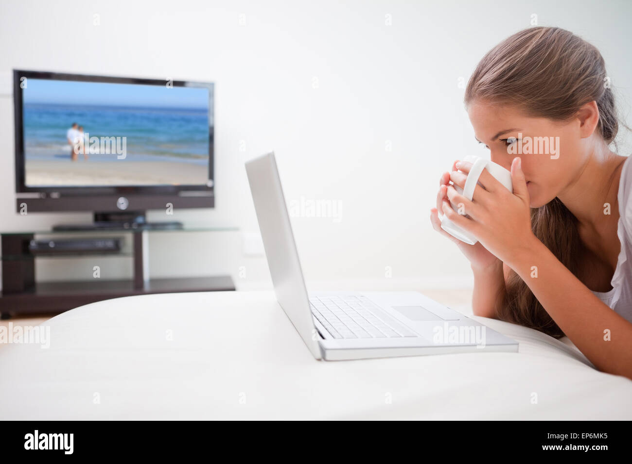 Taking a sip of coffee hi-res stock photography and images - Alamy