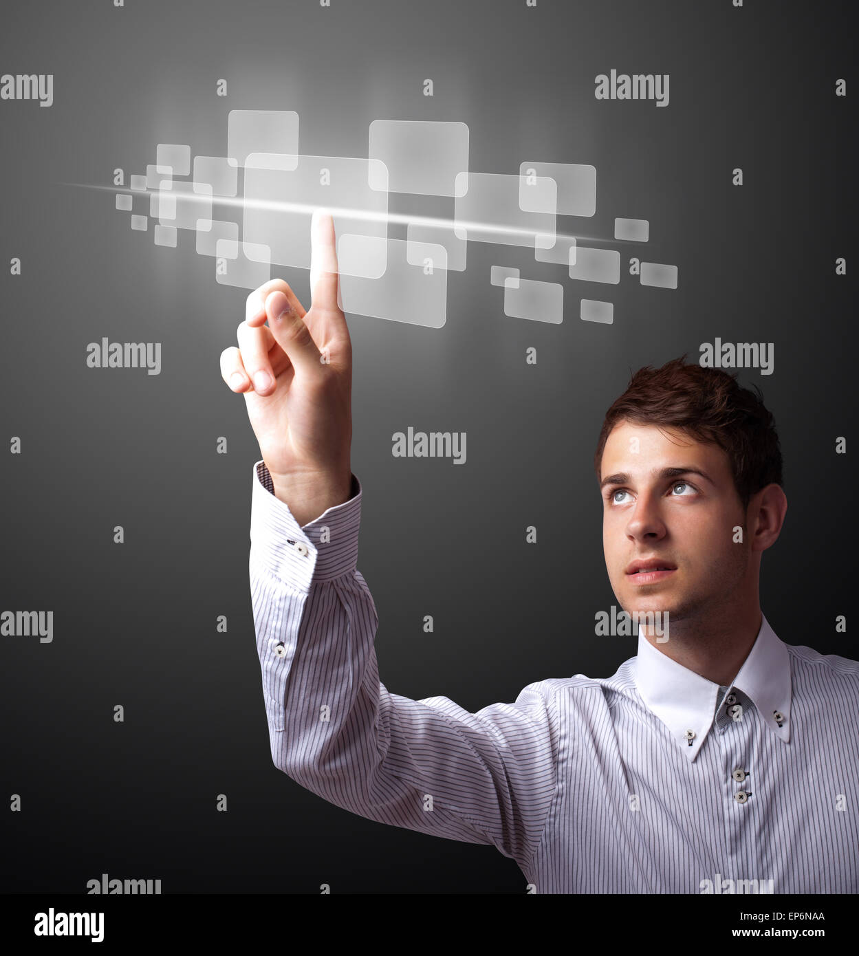 Science button hi-res stock photography and images - Alamy