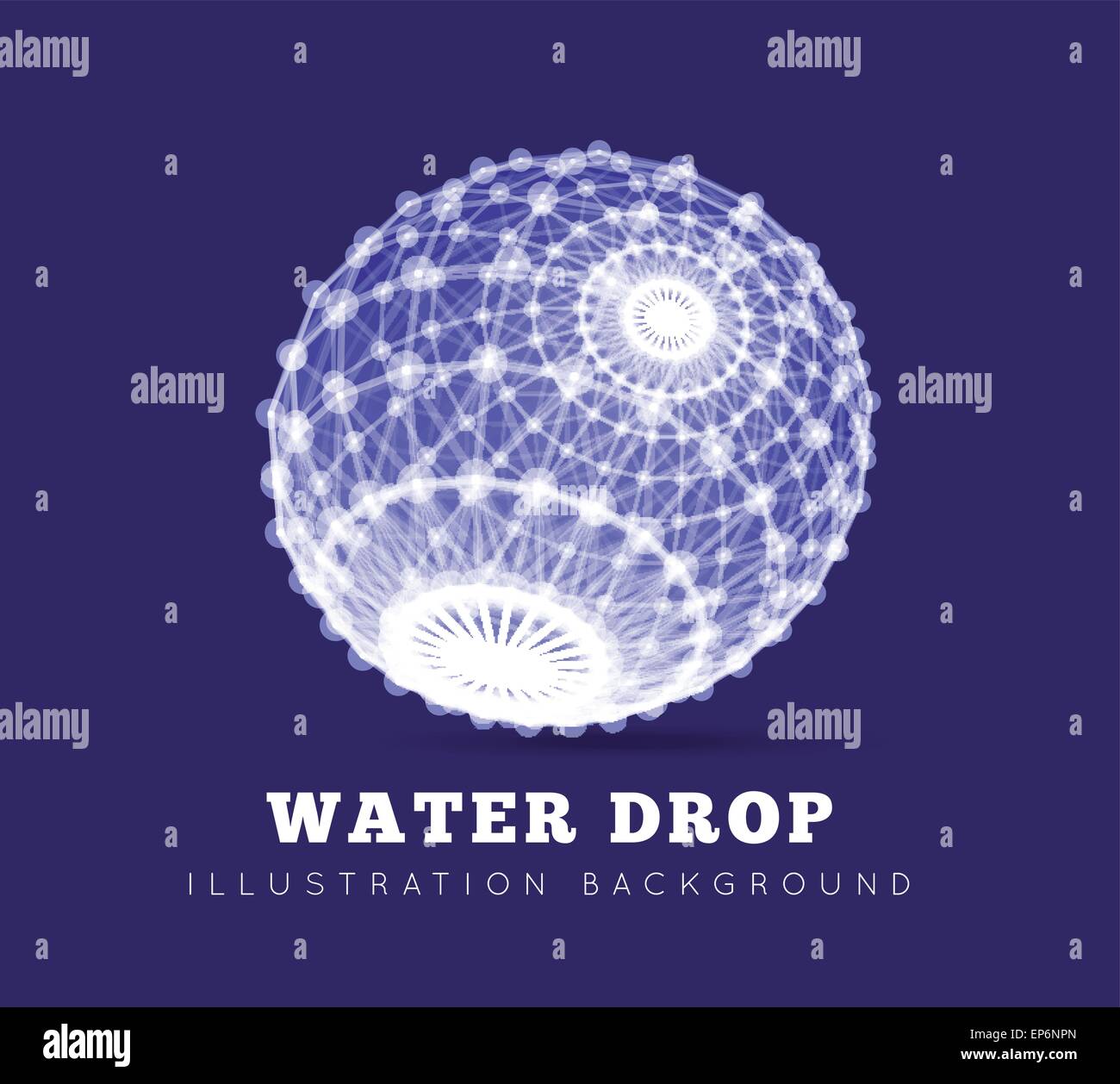 Spherical drops Stock Vector Images - Alamy