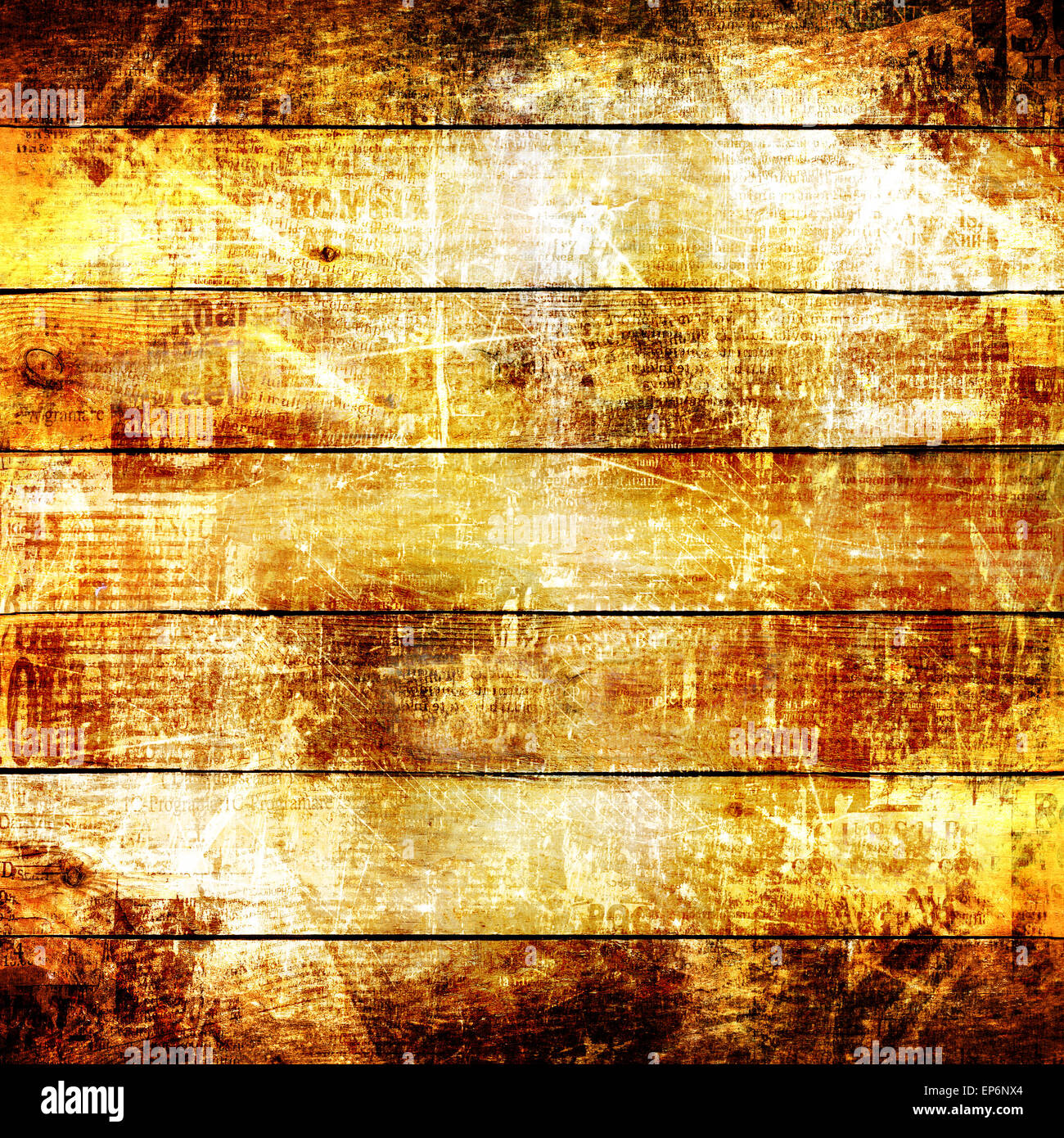 Grunge abstract newspaper background for design with old torn posters ...