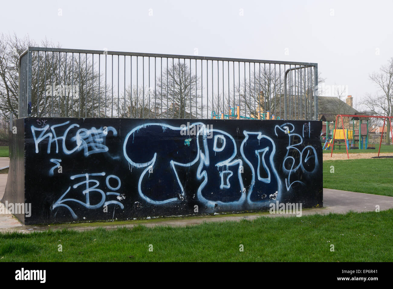 Graffiti at Skate Park Stock Photo - Alamy