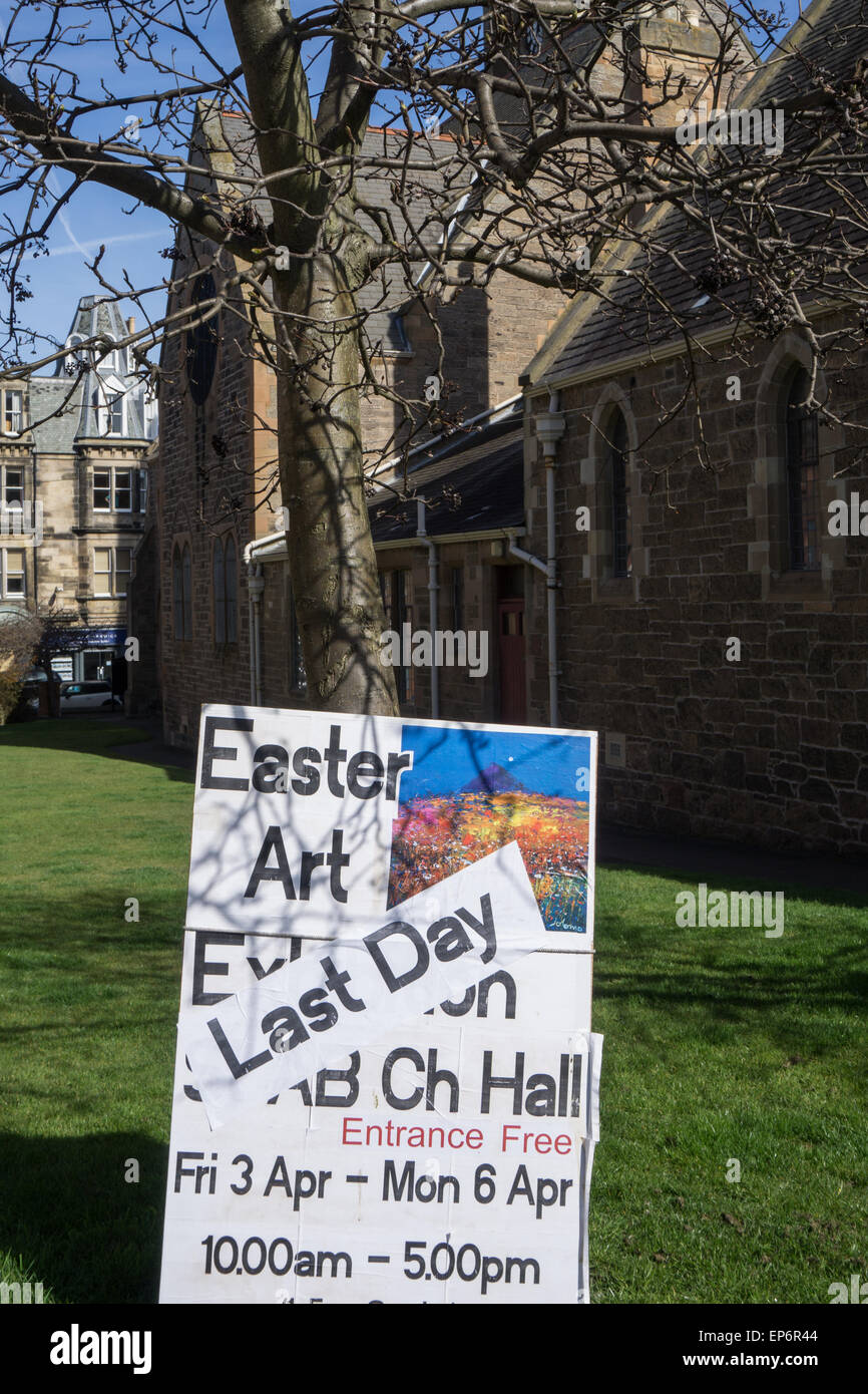Signs for Easter Art Show Stock Photo - Alamy