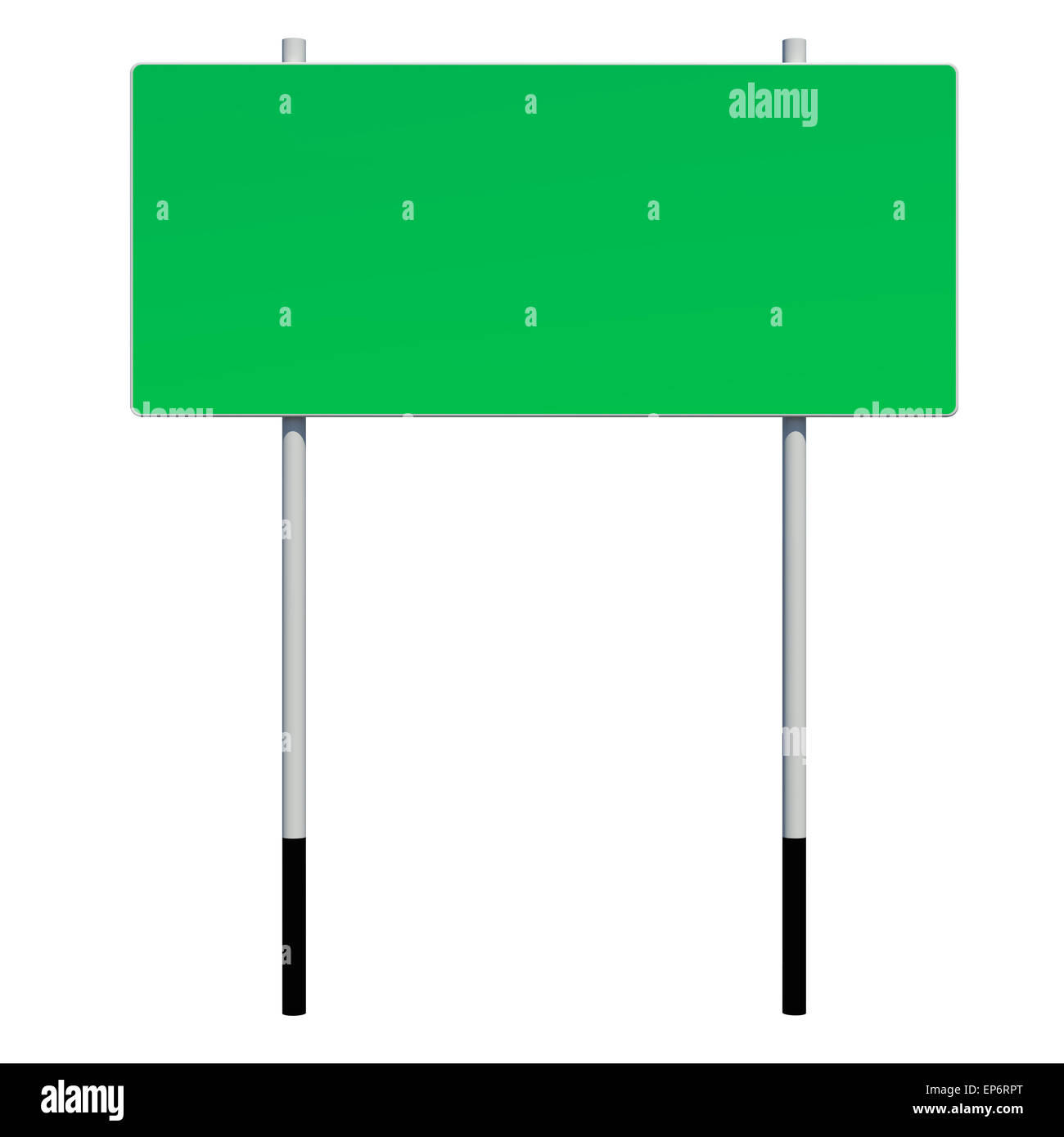 Green road sign Stock Photo - Alamy