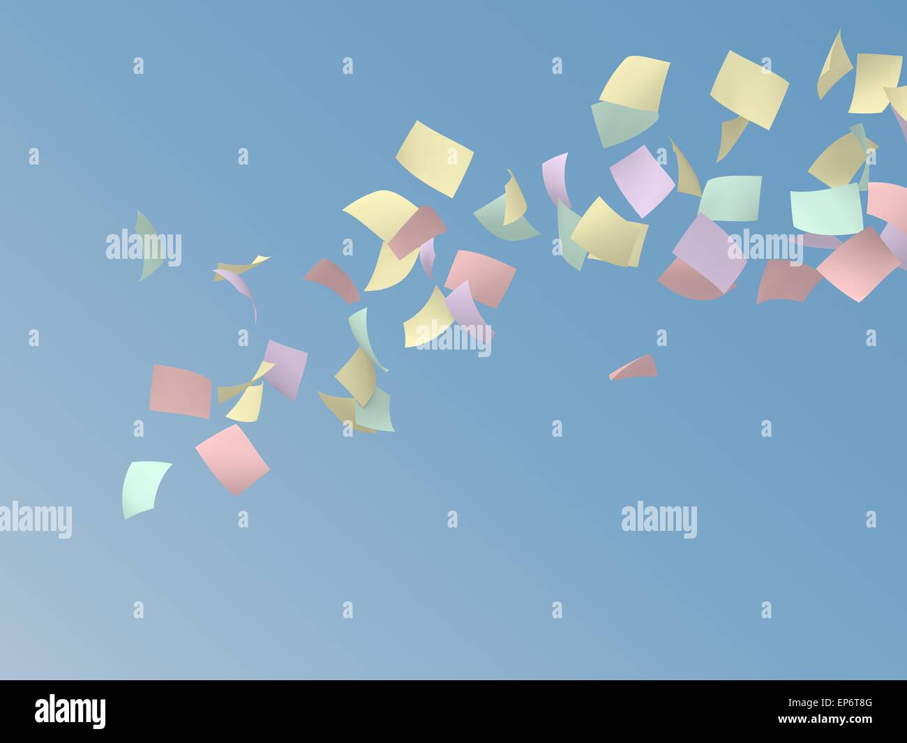 Papers flying hi-res stock photography and images - Alamy