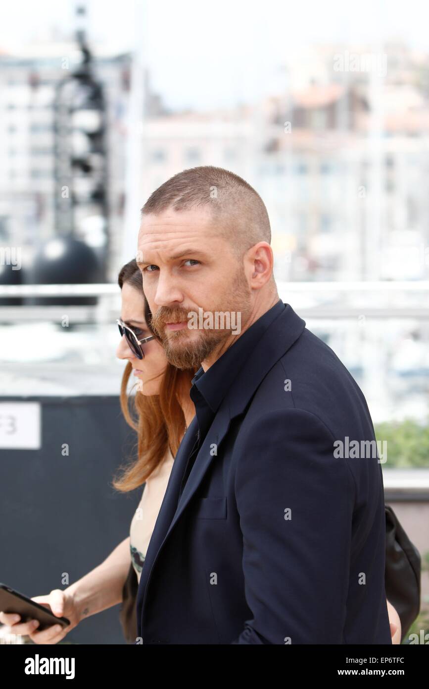 Cannes, France. 14th May, 2015. British actor Tom Hardy attends the ...