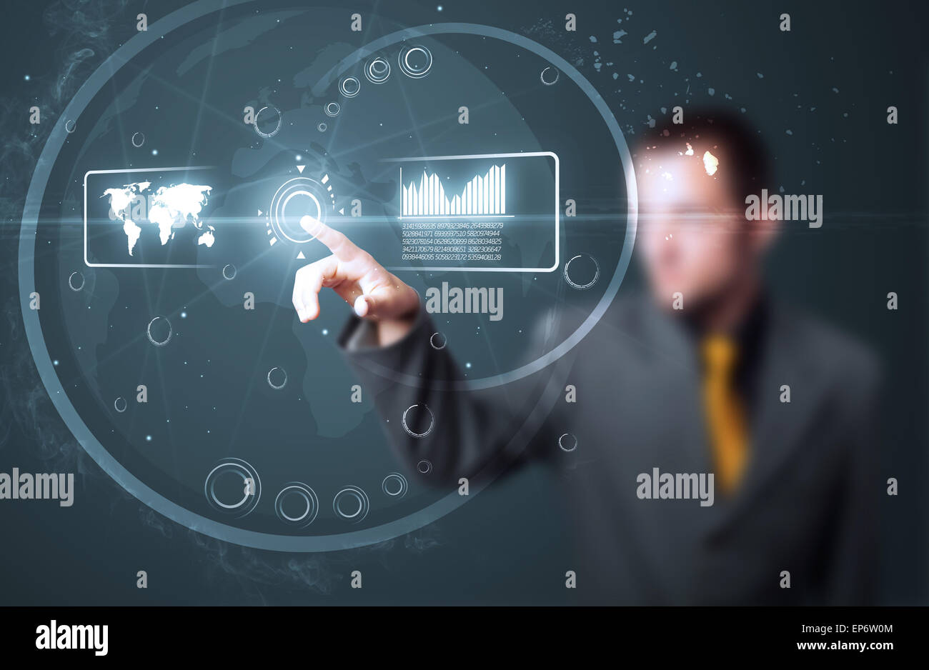 Digital navigation buttons hi-res stock photography and images - Alamy