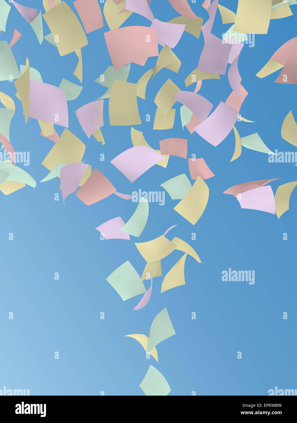 Papers flying hi-res stock photography and images - Alamy