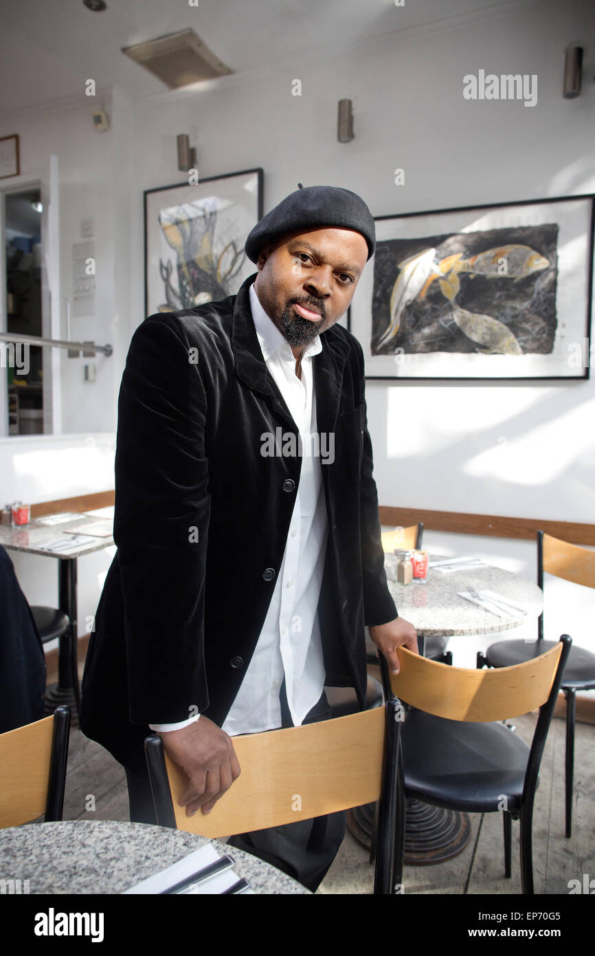 Ben Okri, Nigerian poet and novelist, photographed in London, UK Stock ...