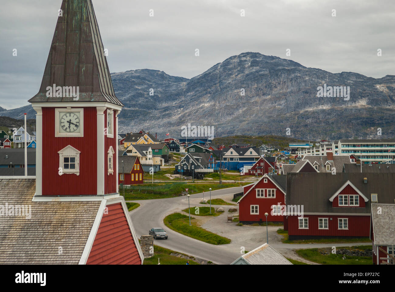 Buildings of Nuuk, the Capital of Greenland Stock Photo - Alamy