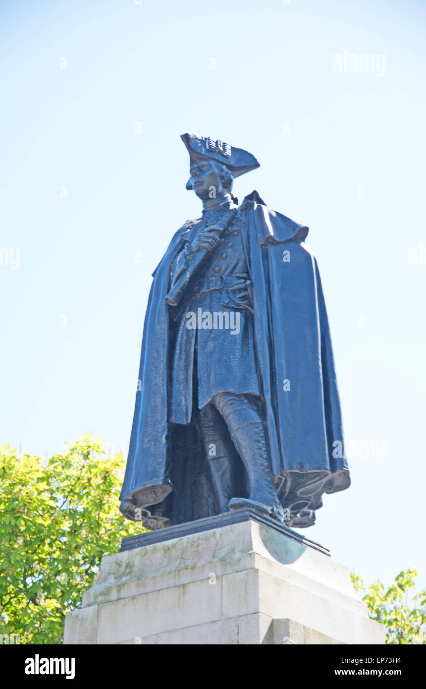 General James Wolf Statue Greenwich Park London Greenwich Park Stock ...