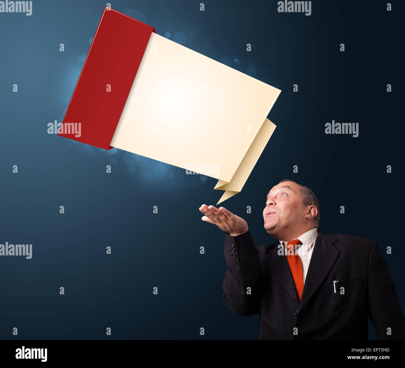 Funny businessman presenting modern hi-res stock photography and images ...