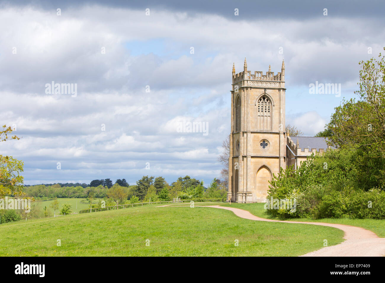 Croome Court's attractive parkland and St Mary Magdalene's Church by ...