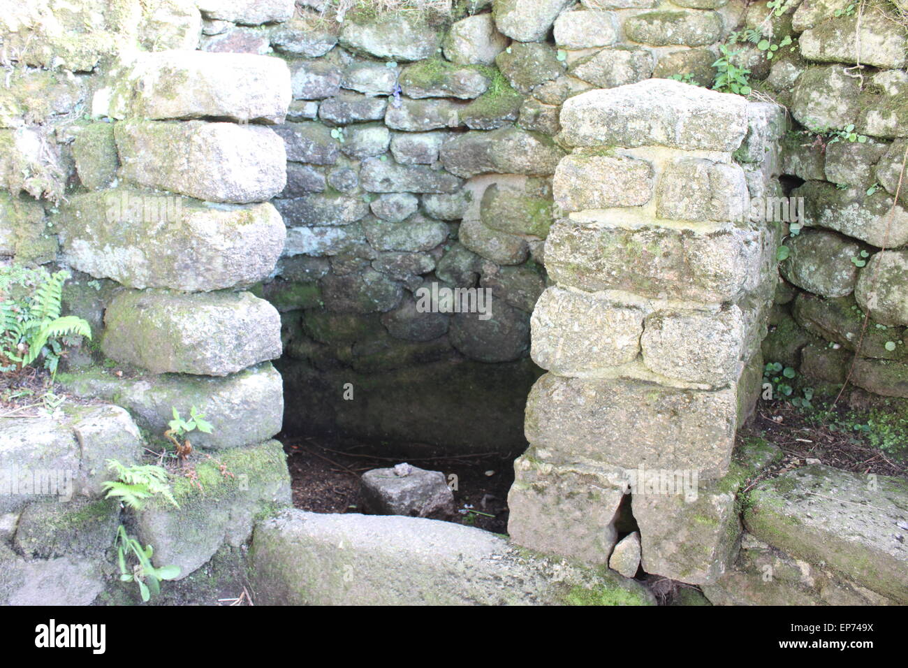 madron chapel near wishing well madron in penwith west cornwall Stock ...