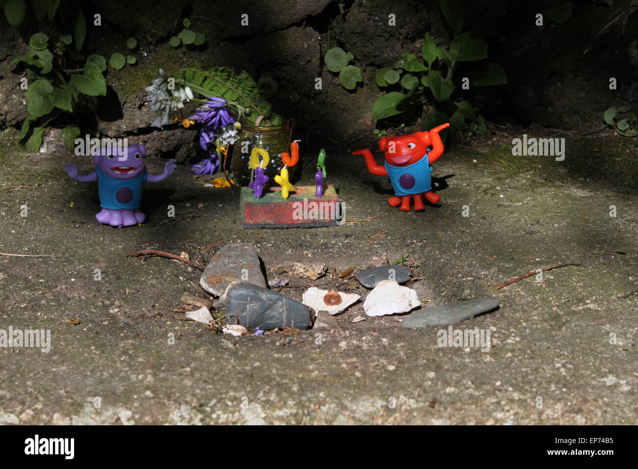 madron chapel near wishing well madron in penwith west cornwall Stock ...