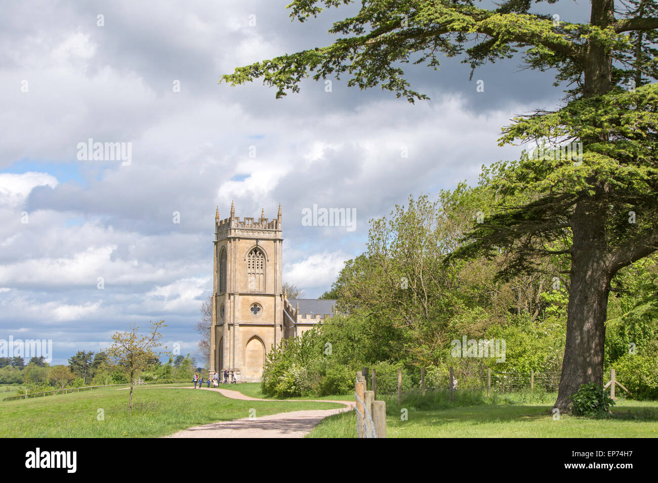Croome Court's attractive parkland and St Mary Magdalene's Church by ...