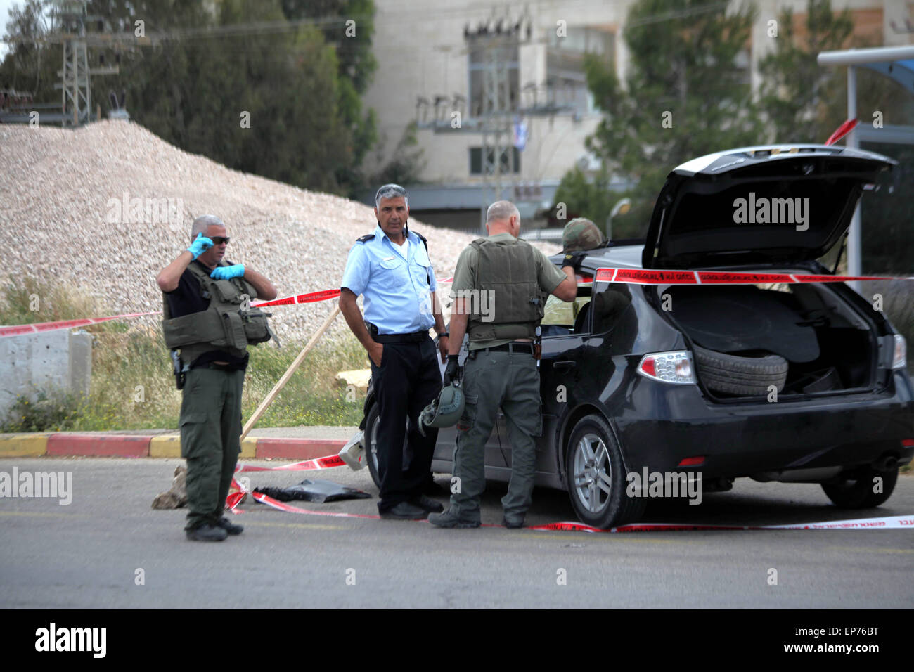 Bethlehem, West Bank, Palestinian Territory. 14th May, 2015. Israeli ...