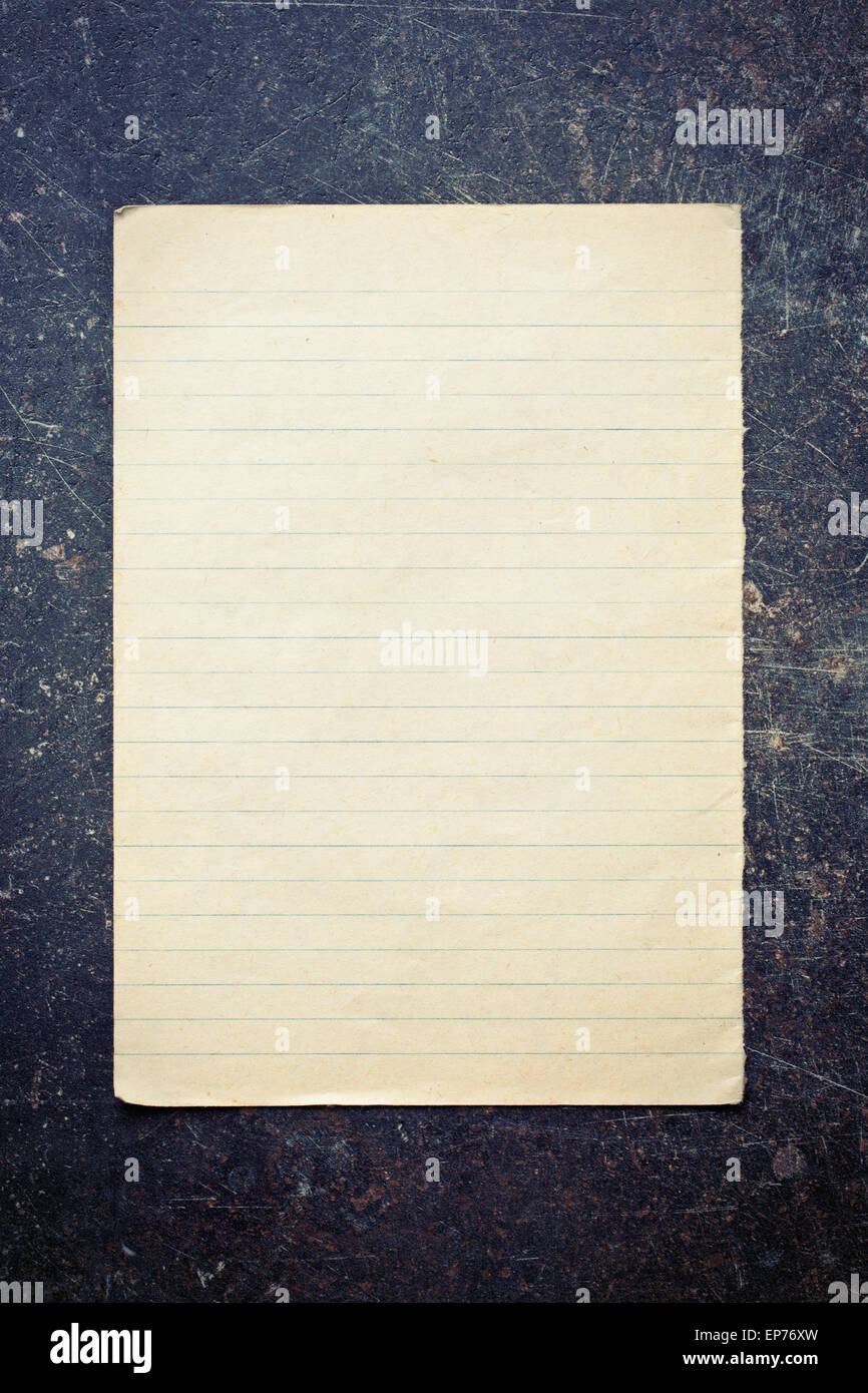 the sheet of old paper Stock Photo - Alamy