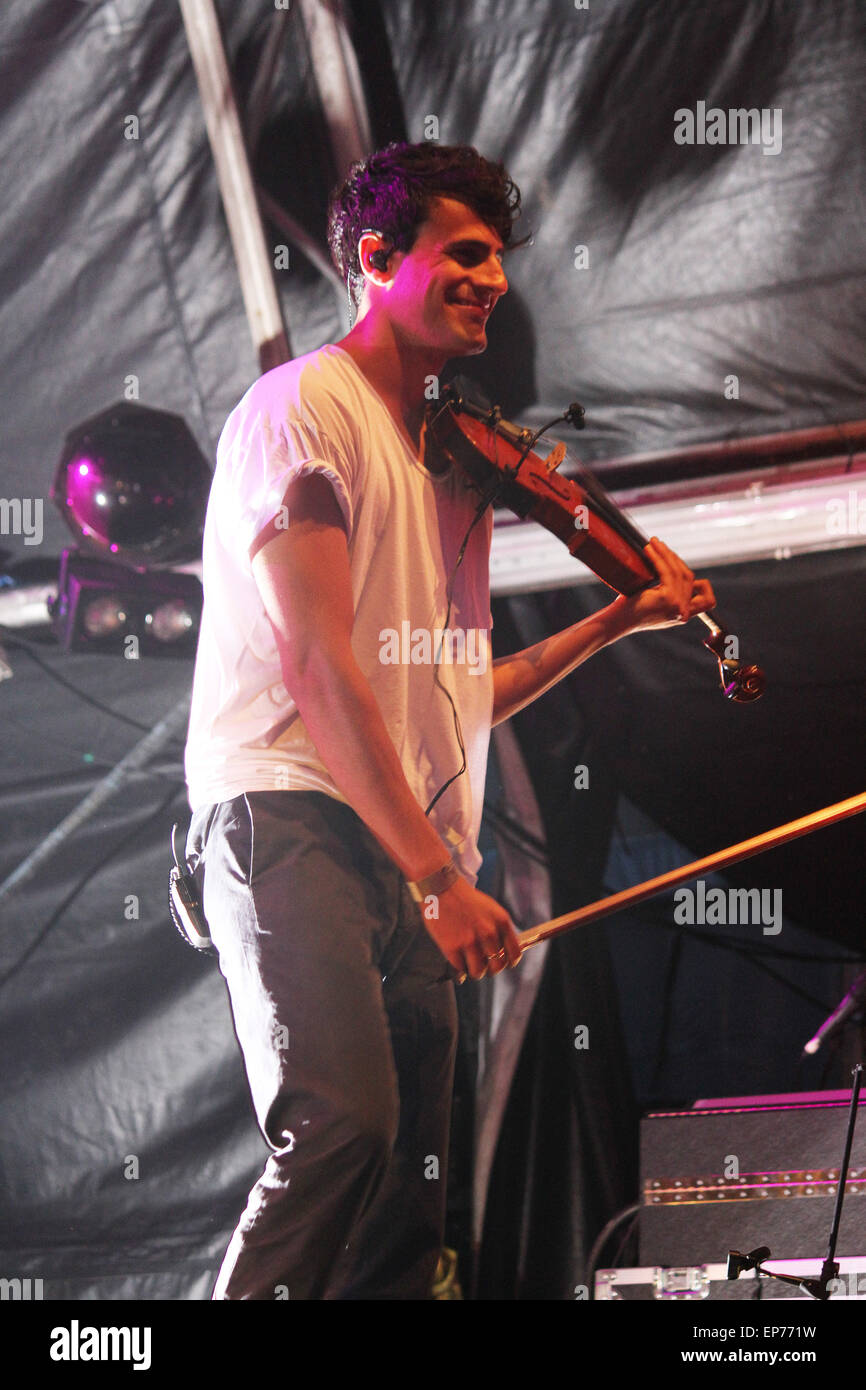 London, United Kingdom. Clean Bandit performing on stage at Summer ...