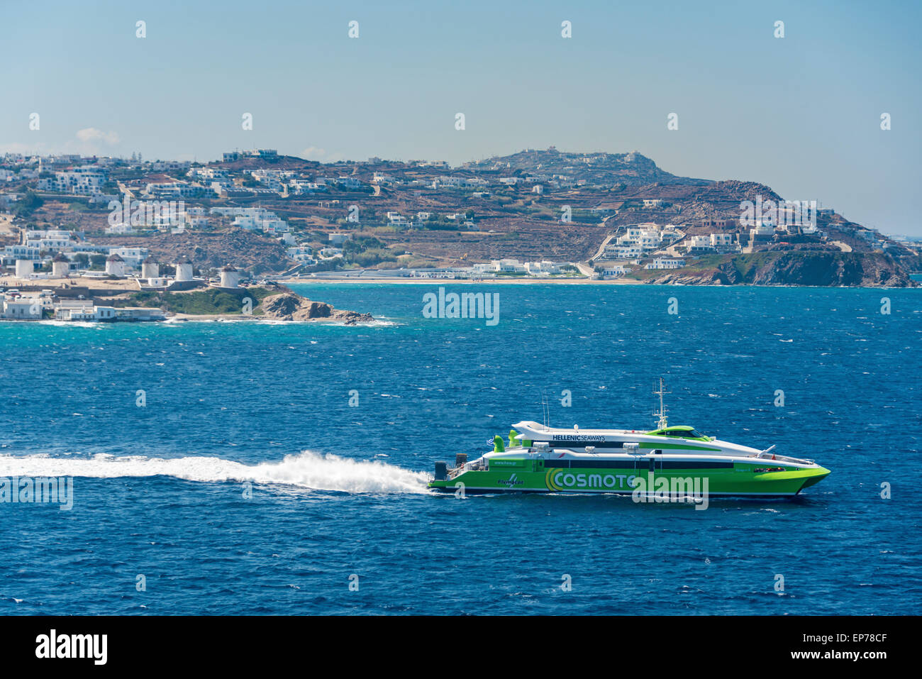 Flying cat greek catamaran ferry hi-res stock photography and images ...