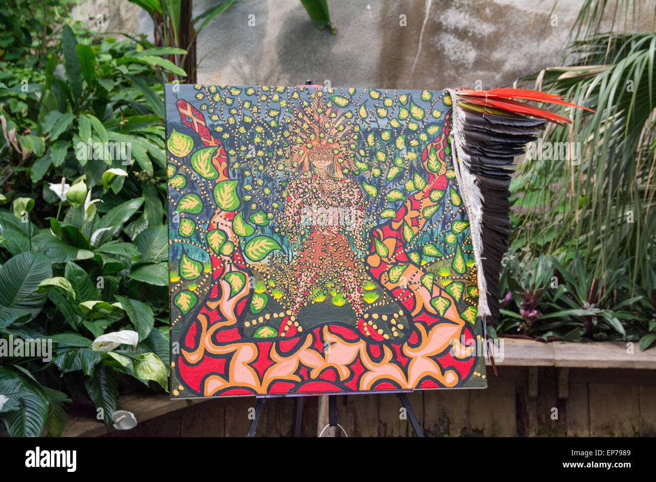 Eden project art rainforest hi-res stock photography and images - Alamy