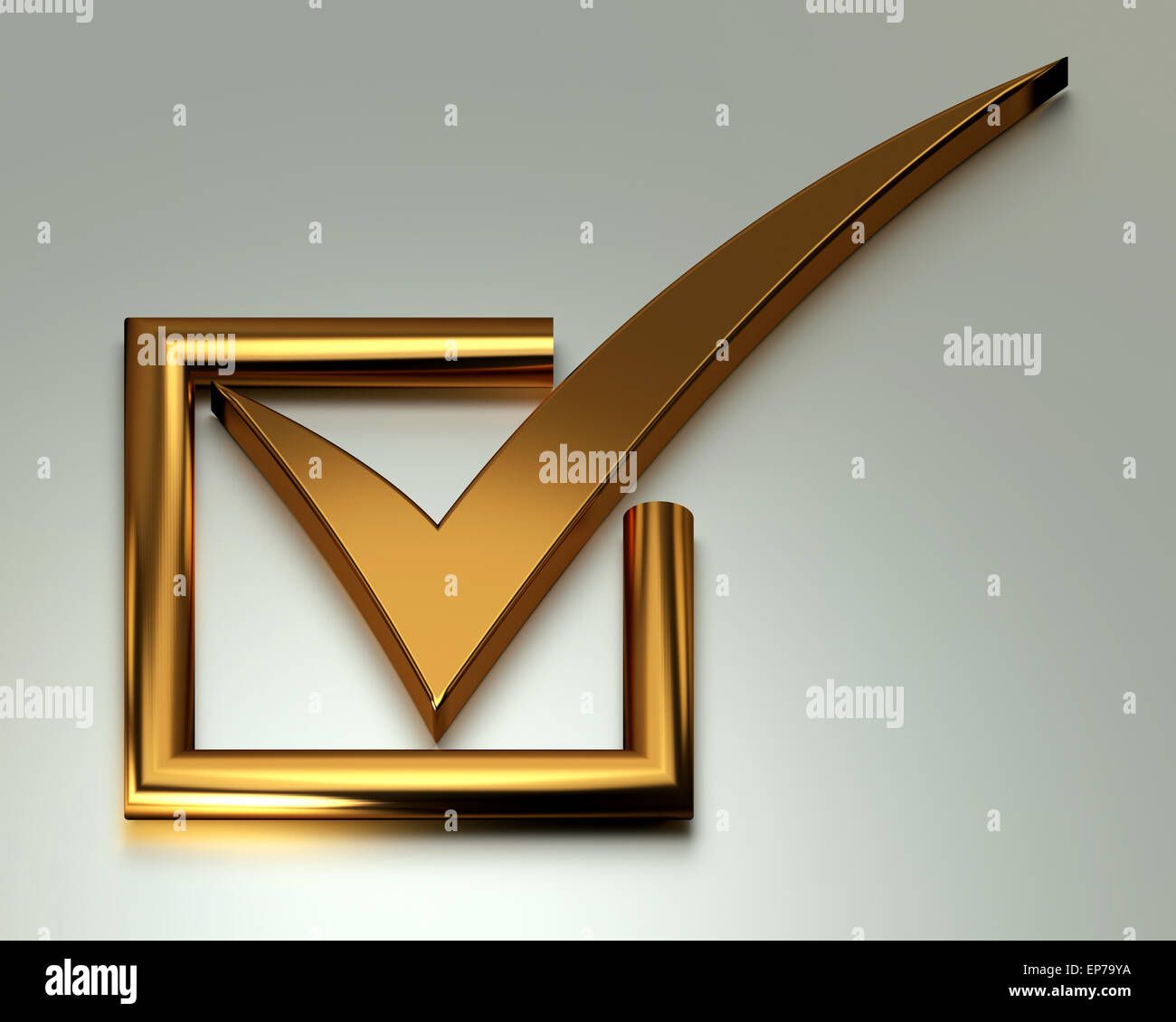 3D rendering of the yes sign Stock Photo - Alamy