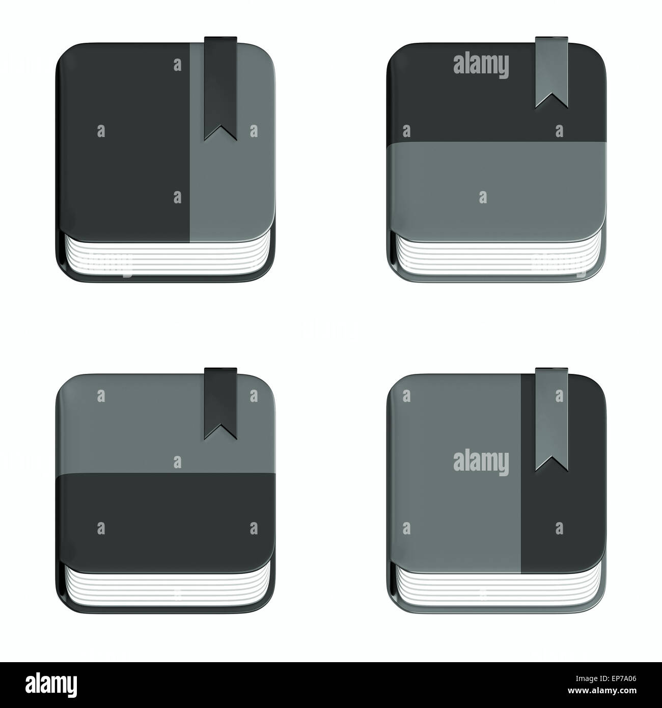 3D rendering of the paper blocks Stock Photo - Alamy