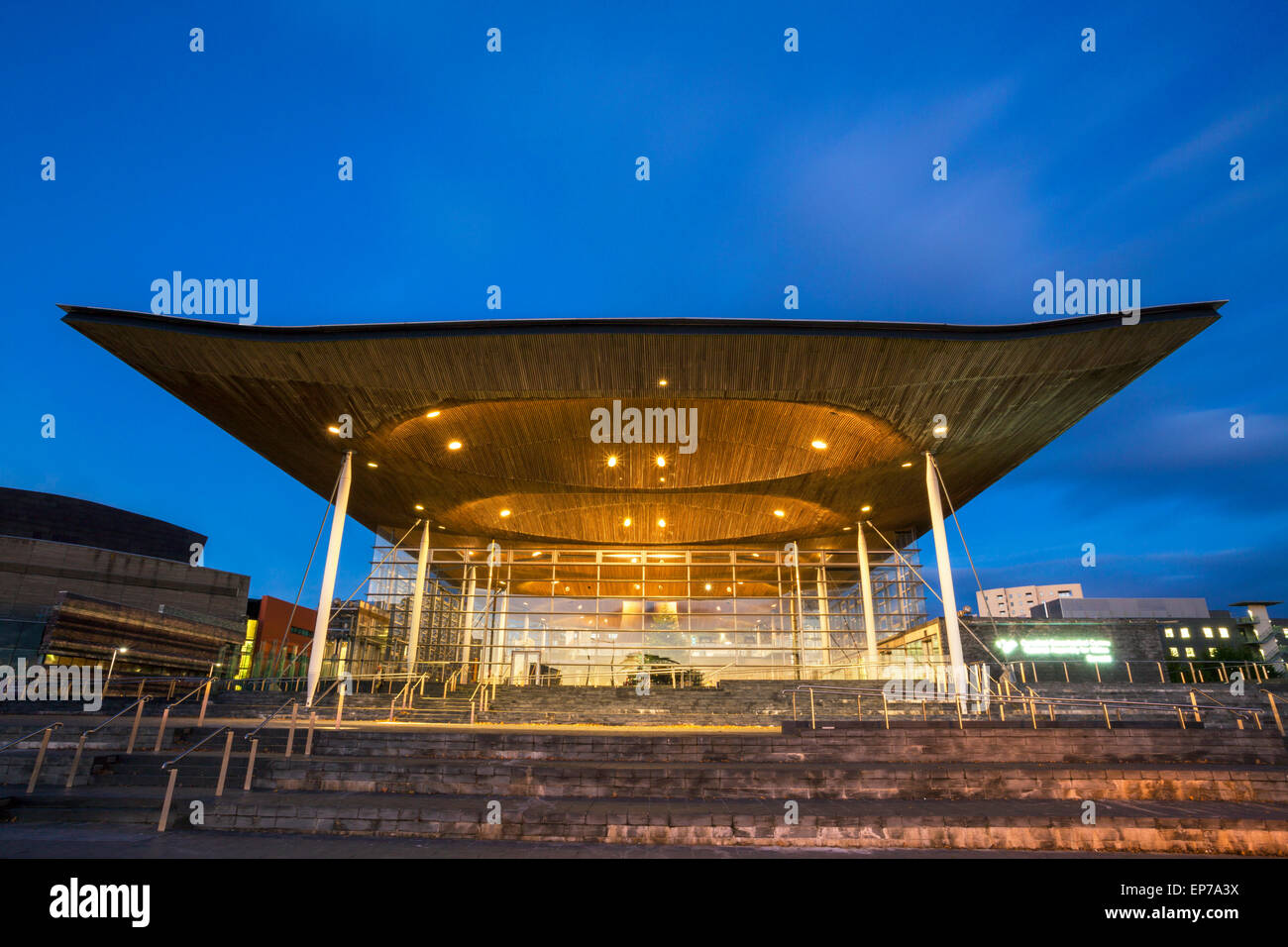 Welsh National Assembly, Cardiff Bay, Wales, U.K Stock Photo - Alamy