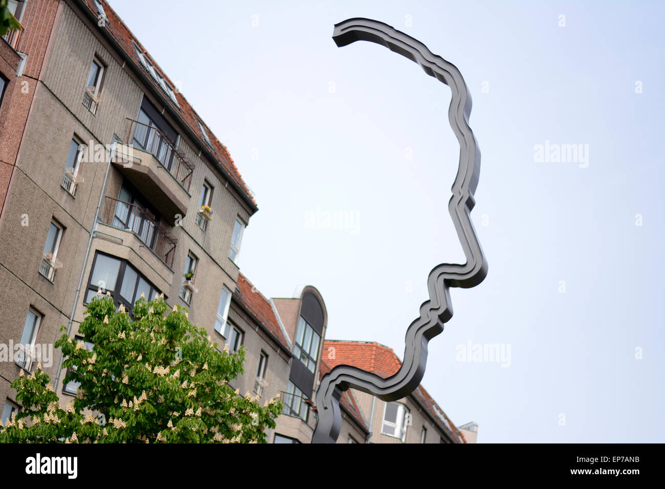 Berlin, Germany. 12th May, 2015. The memorial symbol for Georg Elser ...