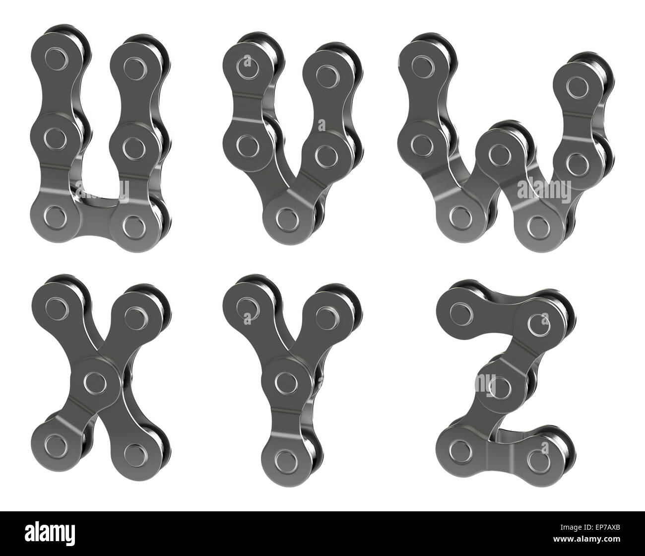 3D of the alphabet letter Stock Photo - Alamy