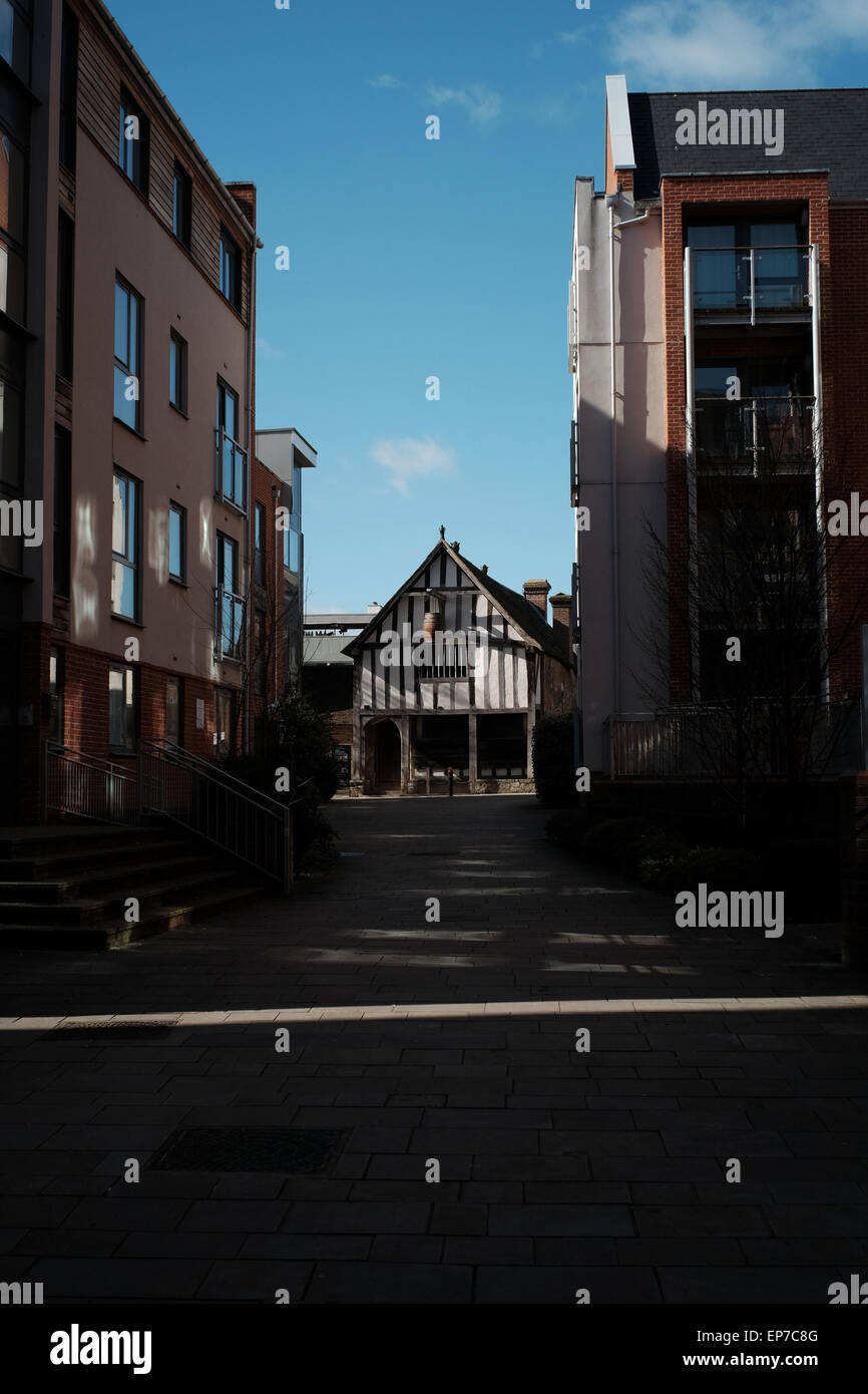 Merchant house in Southampton a medieval house and shop and Inn Stock ...