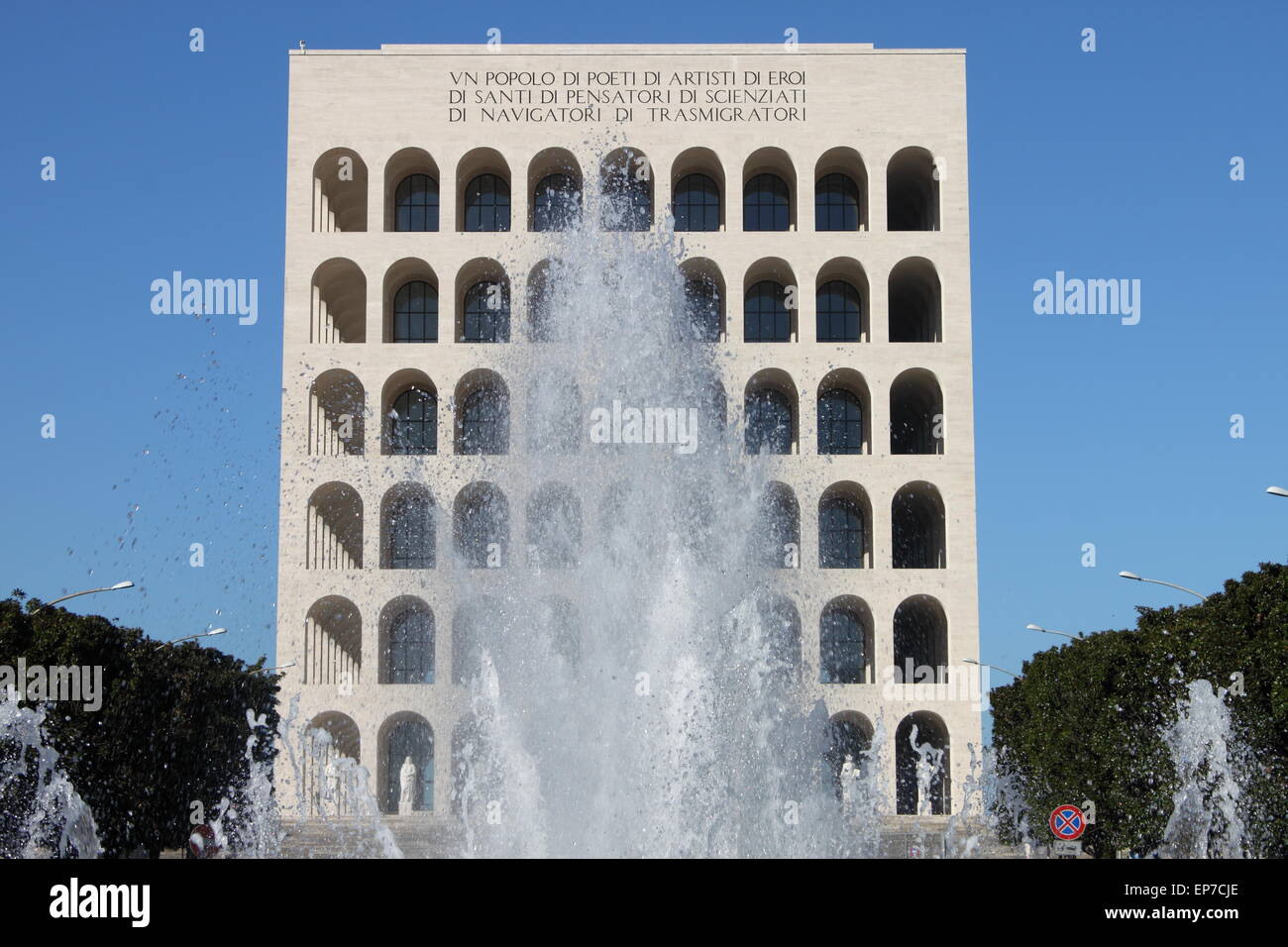 Mussolini building hi-res stock photography and images - Alamy