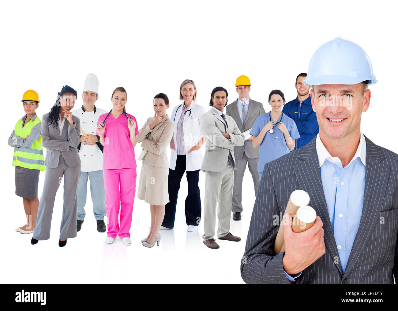 Different Types Of Workers High Resolution Stock Photography and Images ...