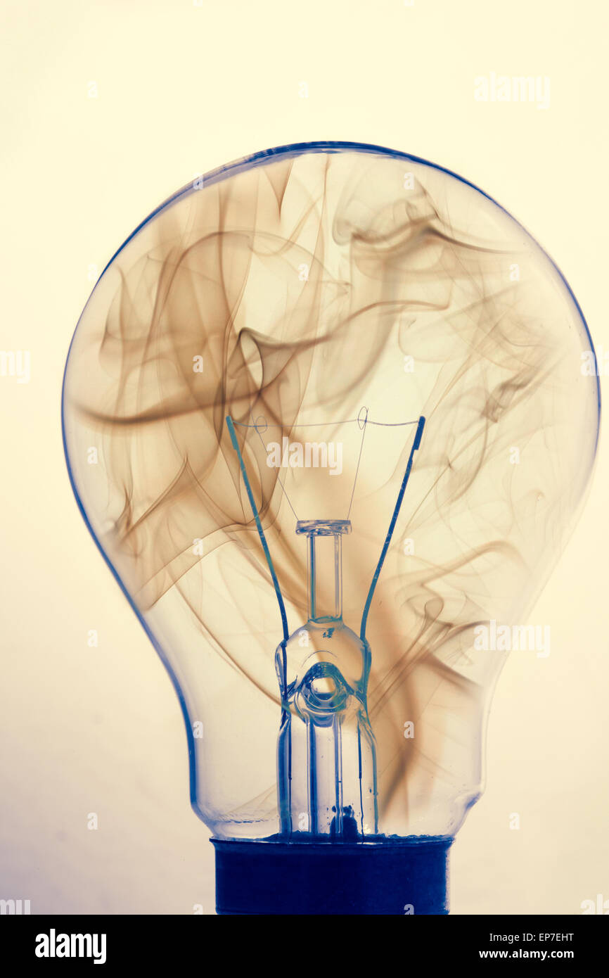 Incandescent light bulb smoke hi-res stock photography and images - Alamy