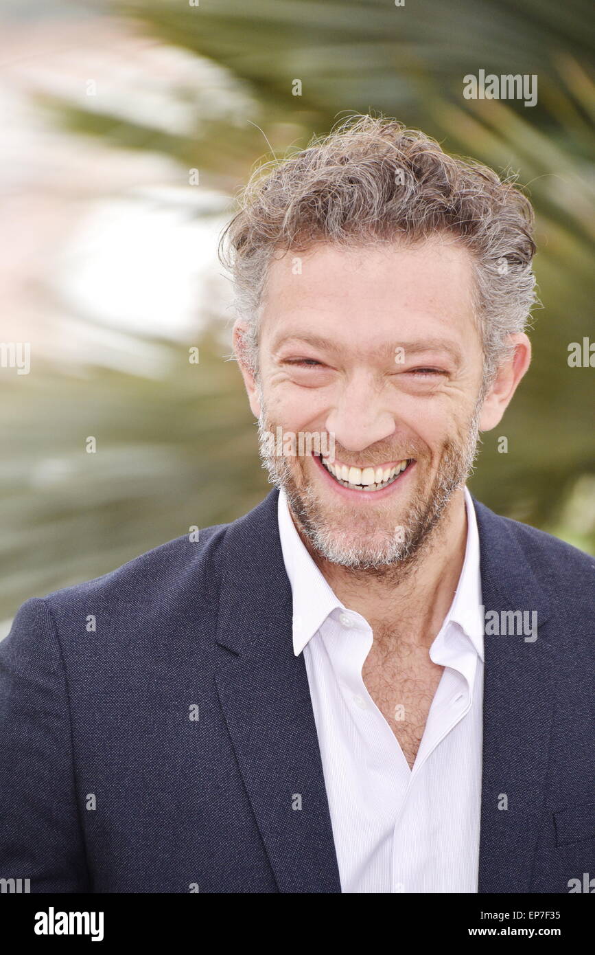 Cannes, France. 14th May, 2015. Vincent Cassel,/posing at Photocall ...