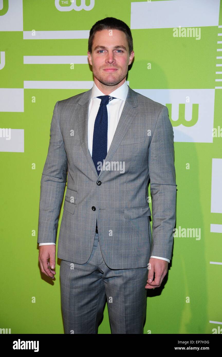 New York, NY, USA. 14th May, 2015. Stephen Amell at arrivals for The CW ...