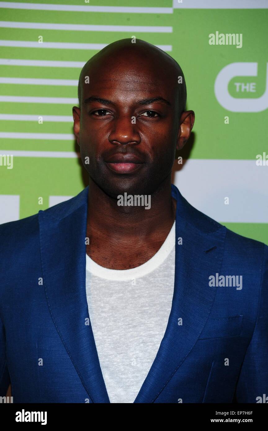 New York, NY, USA. 14th May, 2015. David Gyasi at arrivals for The CW ...