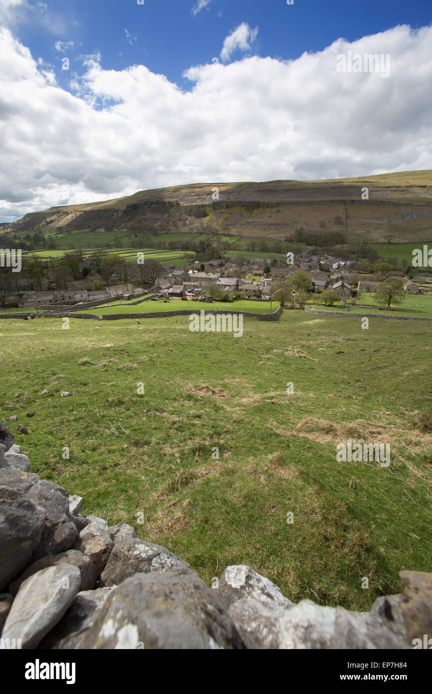 Village of Kettlewell, Yorkshire, England. Picturesque view of ...
