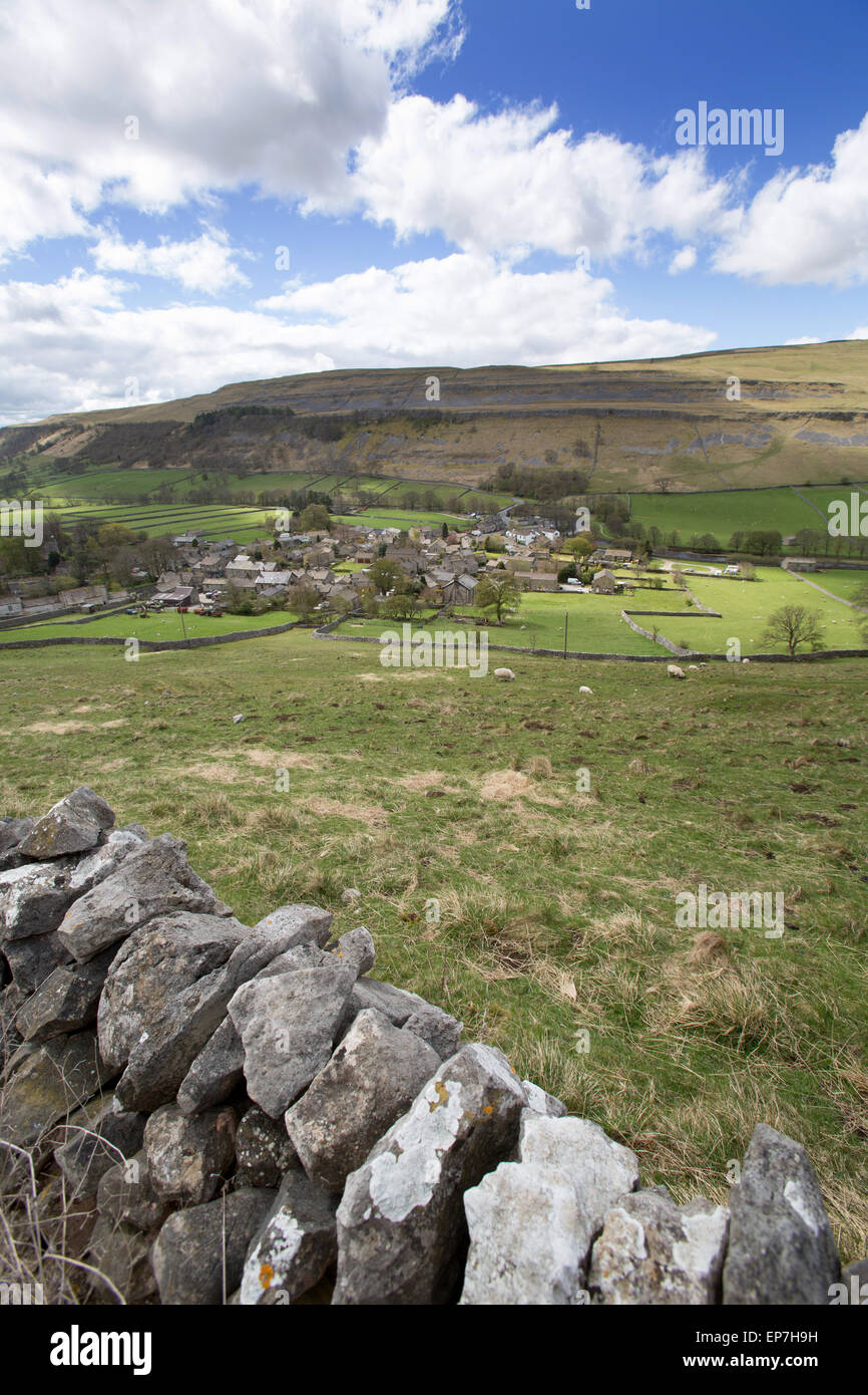 Village of Kettlewell, Yorkshire, England. Picturesque view of ...