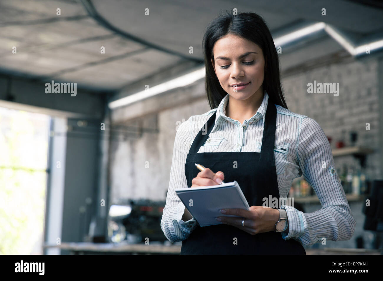 Waiter writing menu hi-res stock photography and images - Alamy
