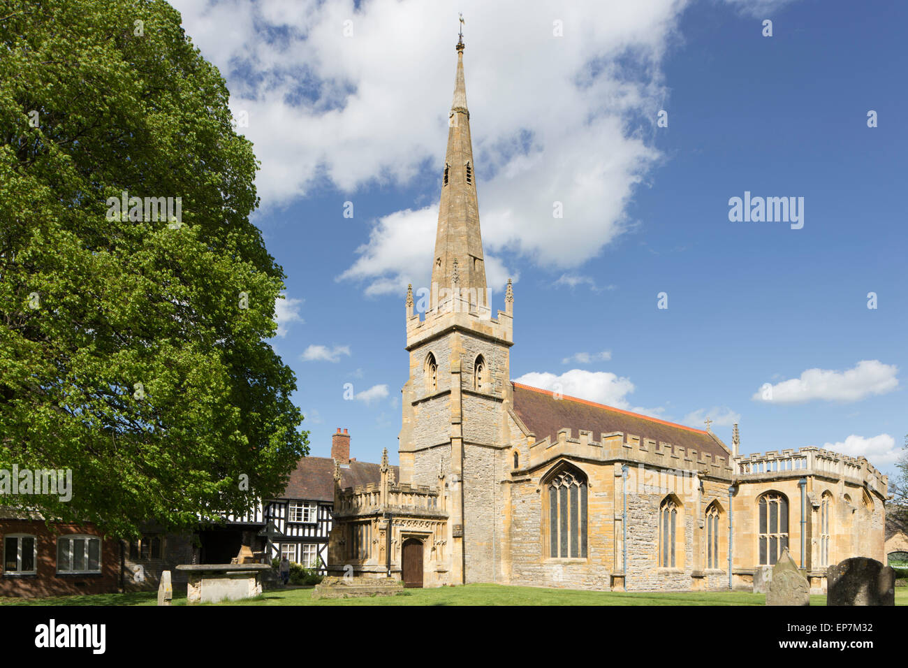 All Saints Anglican Church, Evesham, Worcestershire, England, UK Stock ...