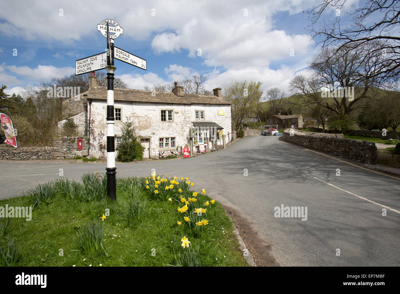 Old Village Shop In Malham Village Stock Photos & Old Village Shop In ...