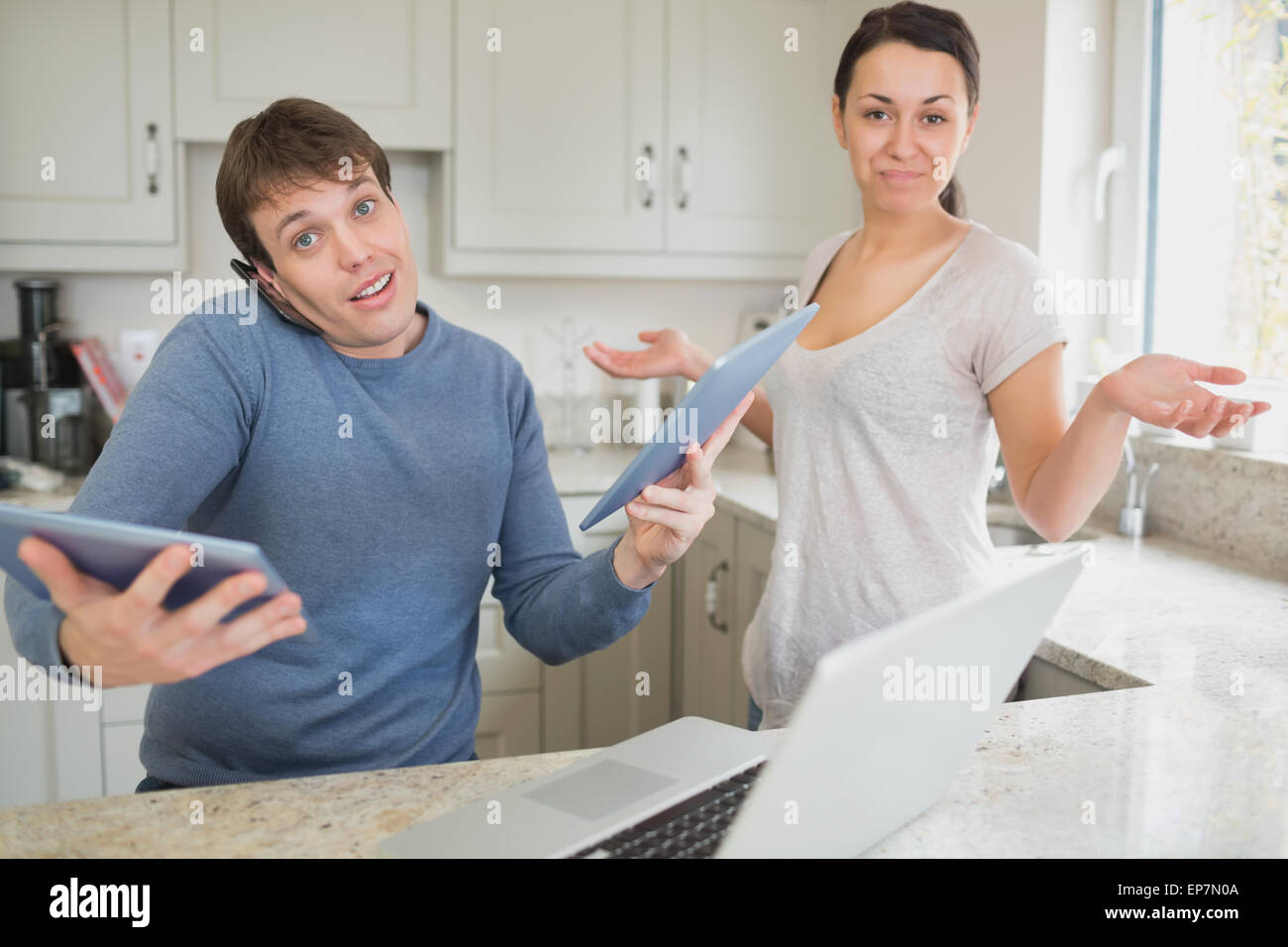 Phone questioning hi-res stock photography and images - Alamy