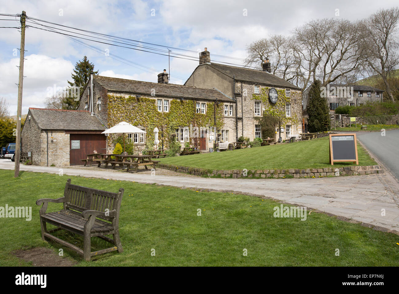 Village of Malham, Yorkshire, England. Picturesque view of Malham’s ...