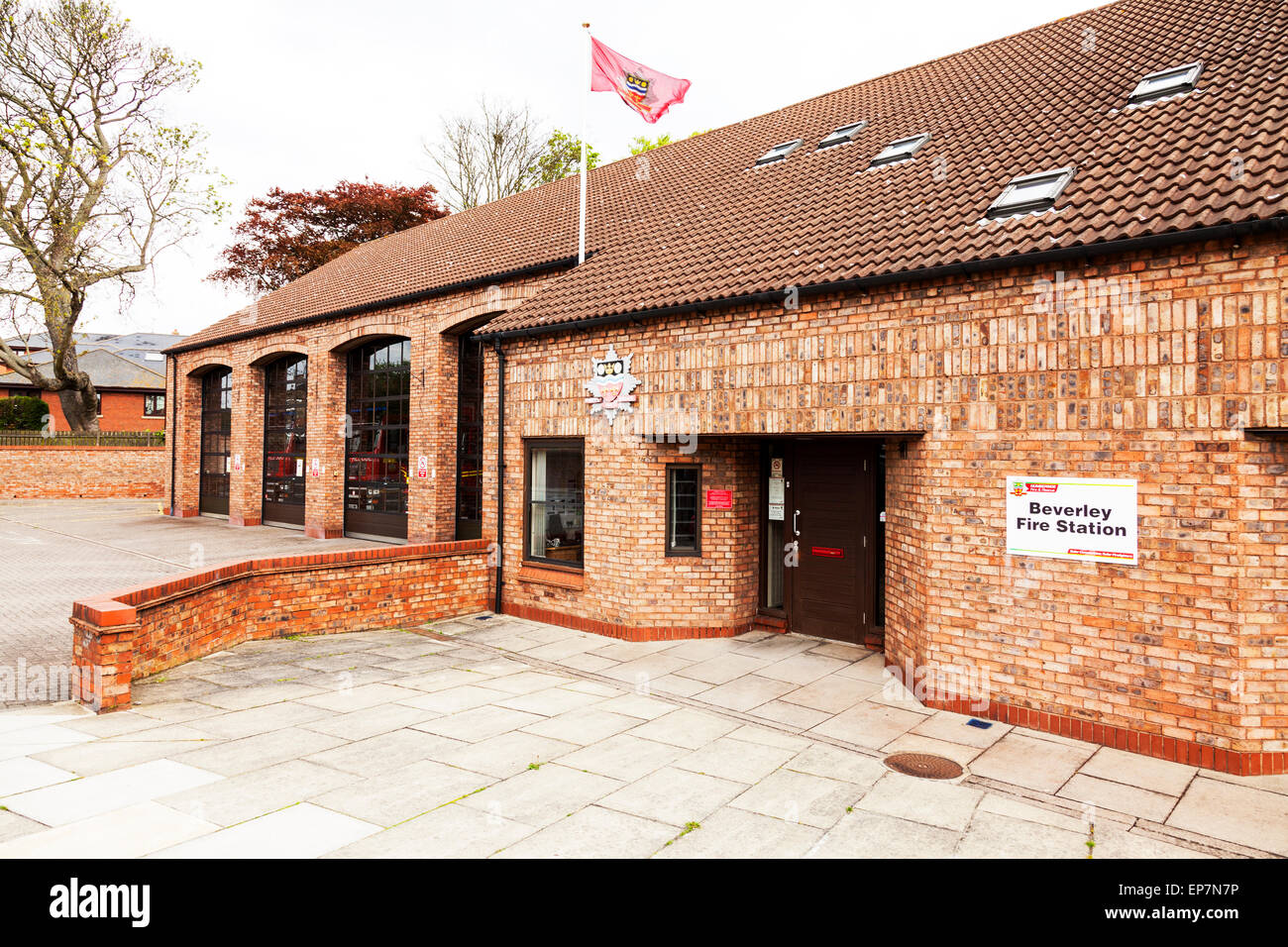Beverley fire station building exterior front entrance humber East ...
